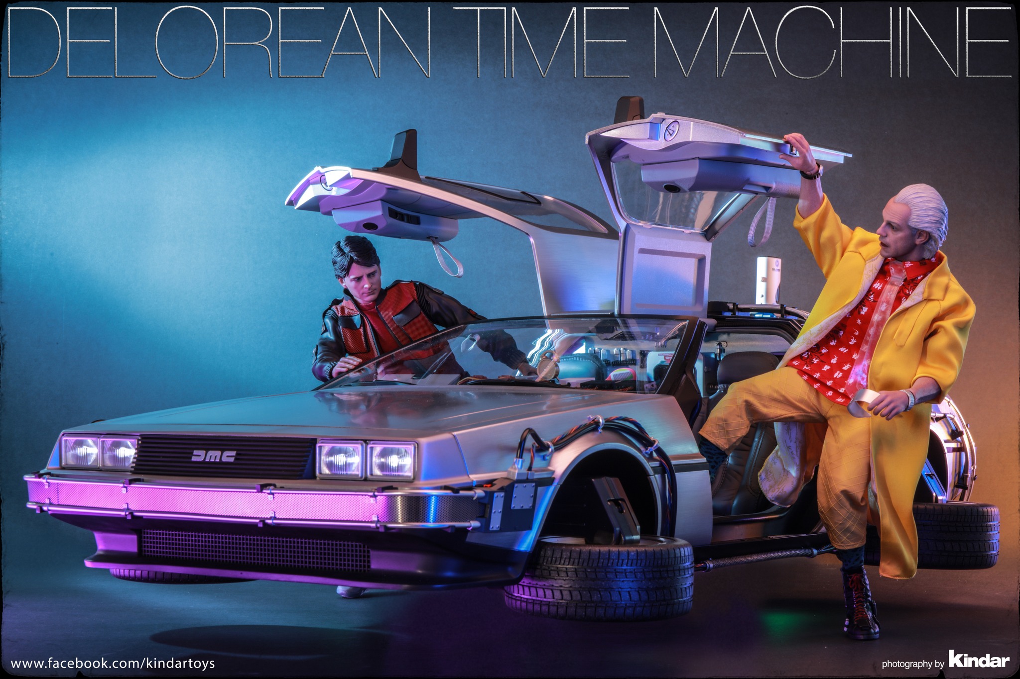 HOT TOYS DELOREAN V2 BTTF 1/6 - Waffle Raffle
