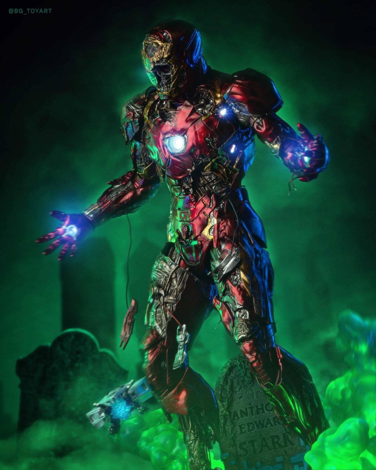 Hot Toys Iron Man Zombie MMS580 - Waffle Raffle
